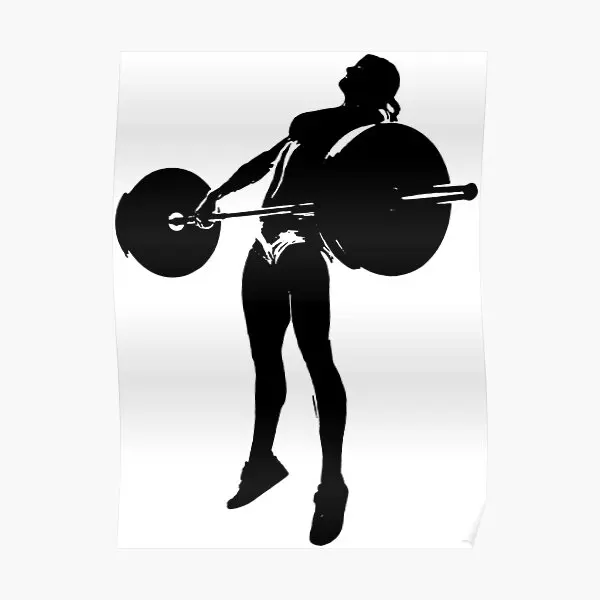 Barbell Snatch Silhouette