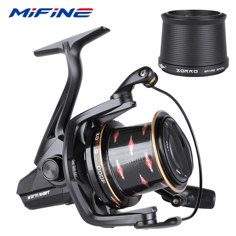 MIFINE Spinning Fishing Reel 8000 10000 Series Spool Fishing Coil Carp ...