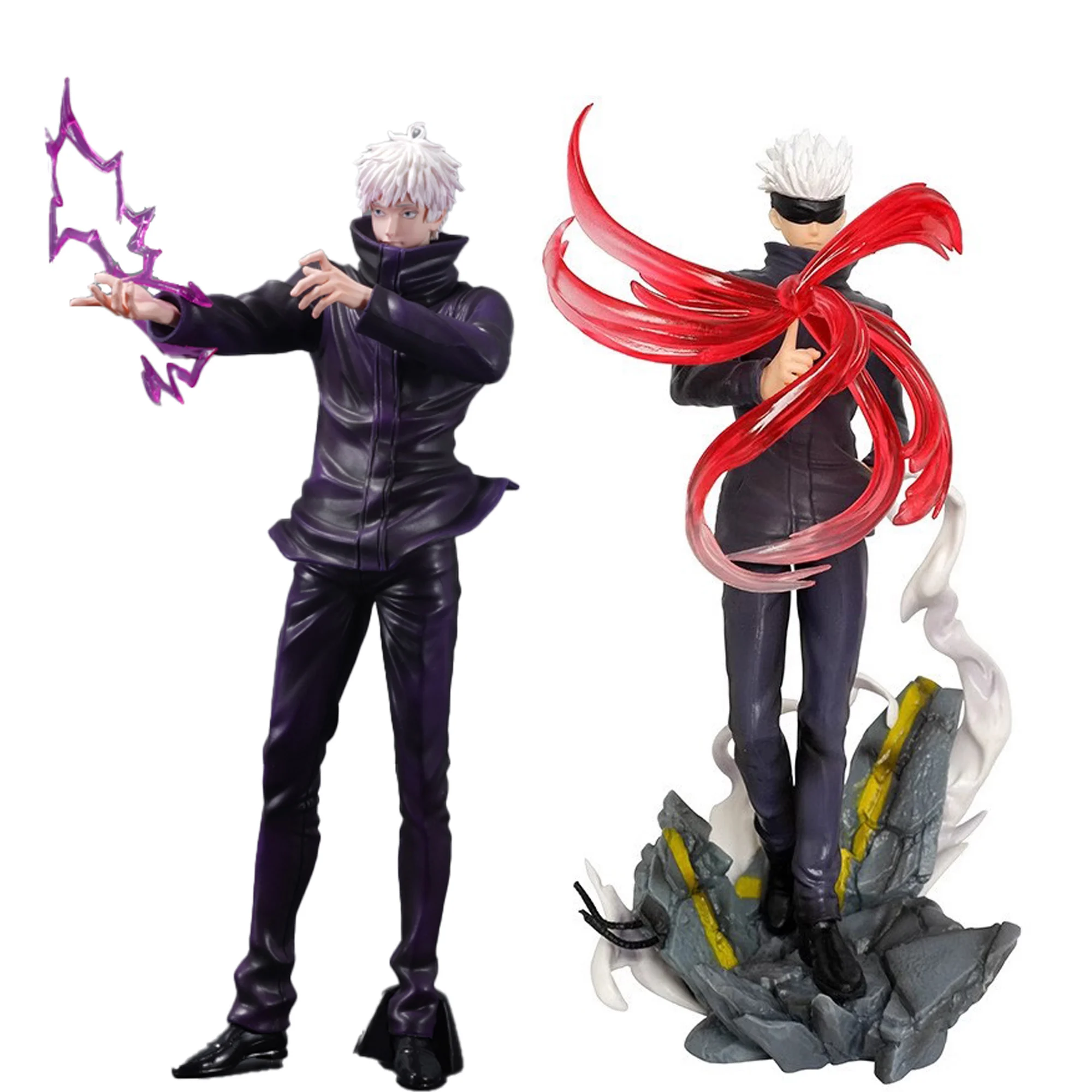 30cm Jujutsu Kaisen Anime Figures Fighting Gojo Satoru Action Figure ...