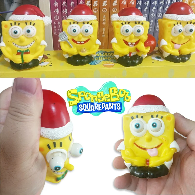 4PCS-SpongeBob-Squeeze-Toy-Funny-Eyeball-Burst-Kids-Anime-Stress-Relief ...