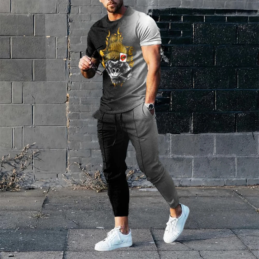 Conjunto-de-verano-para-hombre-camiseta-de-gran-tama-o-conjuntos-de ...