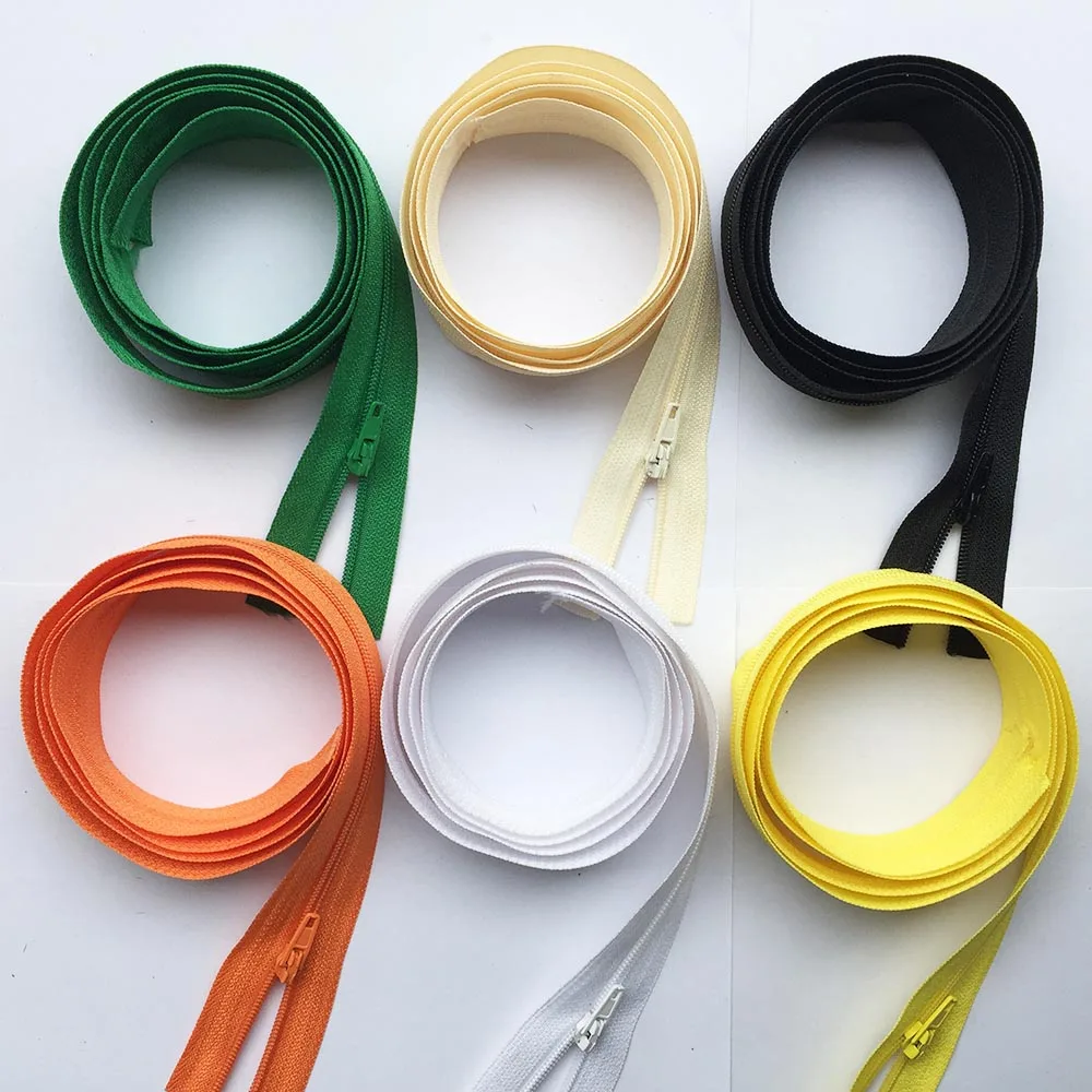 3-20Meters-3-Long-Nylon-Zippers-Rolls-with-6-40-Pieces-Auto-lock-Zipper ...