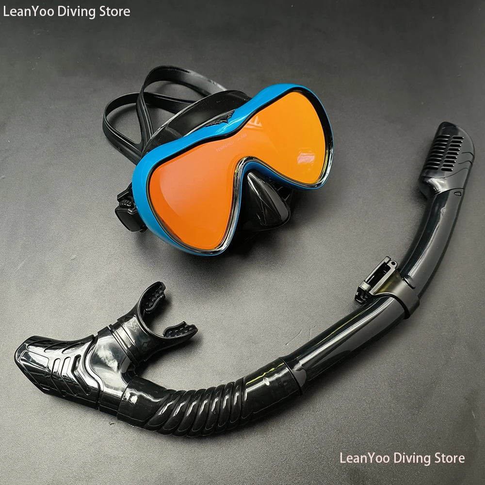 Wide-View-Tempered-Glass-Diving-Glasses-Anti-Leakage-Mirrored-Scuba ...