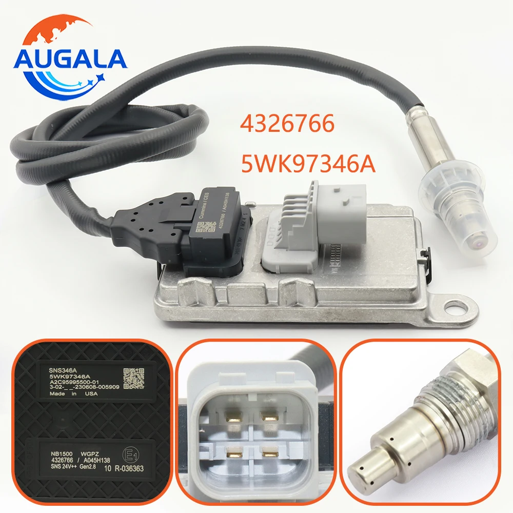 AUGALA-24V-Nitrogen-Oxide-Nox-Sensor-5WK97346A-4326766-For-Cummins-82 ...