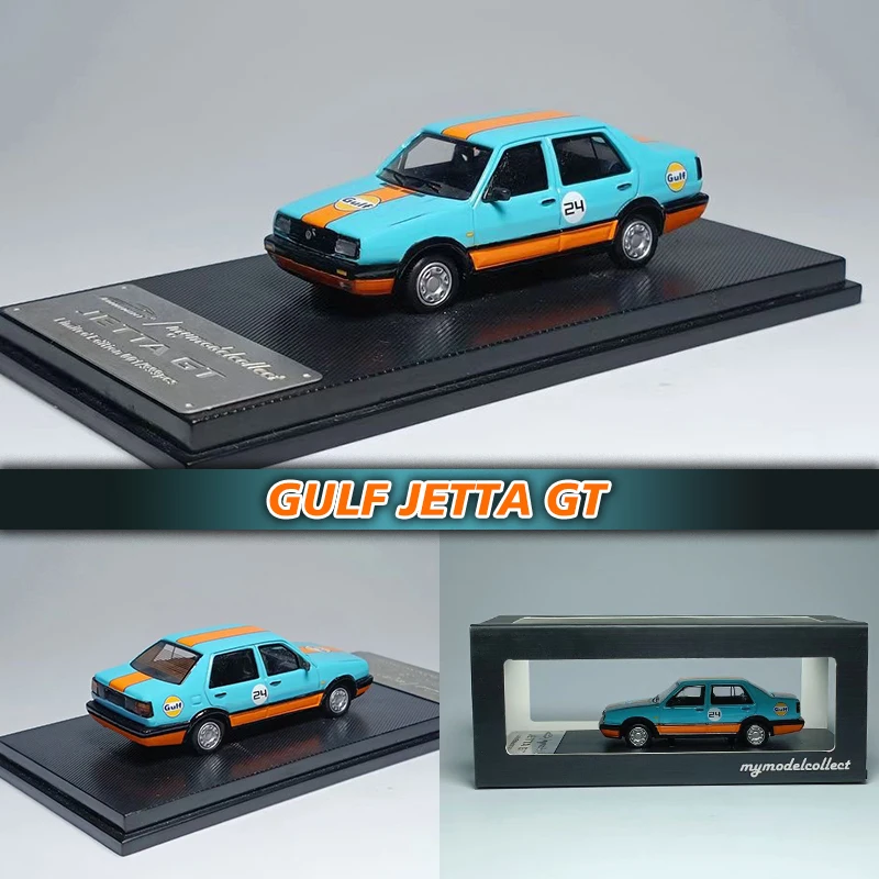 MC-1-64-GULF-Jetta-GT-A2-Diecast-Diorama-Car-Model-Collect-Miniature ...