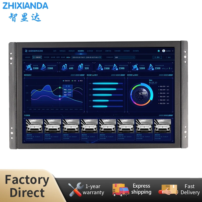 Zhixianda-pantalla-LCD-de-14-pulgadas-Monitor-Industrial-integrado-de ...