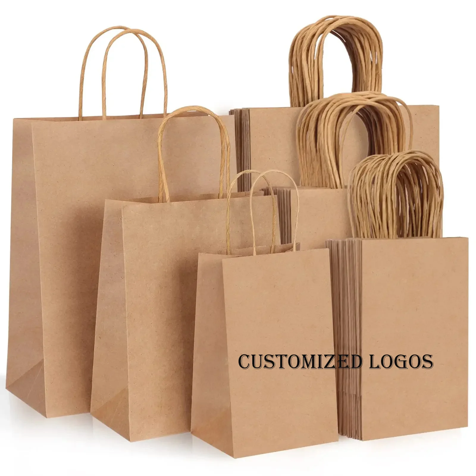 10-20pcs-Brown-Kraft-Paper-Bags-with-Handles-Bulk-Small-Paper-Gift-Bags ...