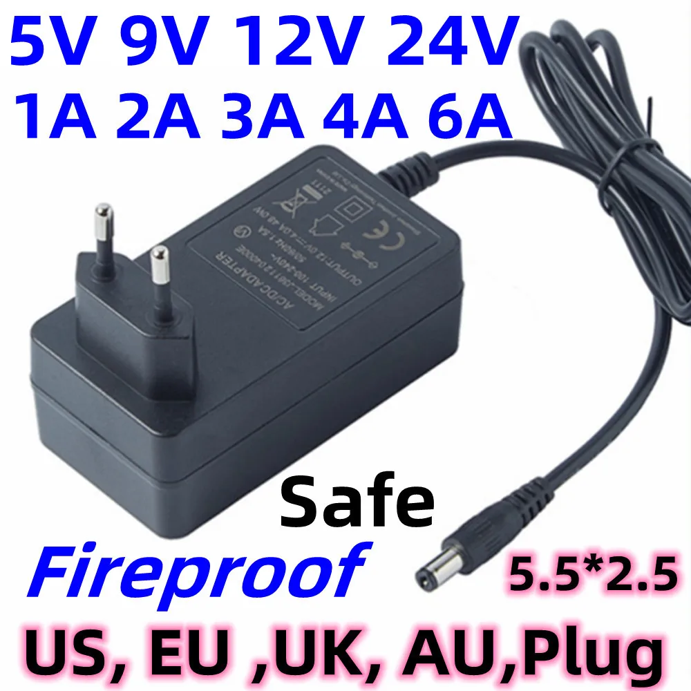 Adaptor-catu-daya-pengisi-daya-Universal-US-EU-UK-AU-AC-110-220V-ke-DC ...