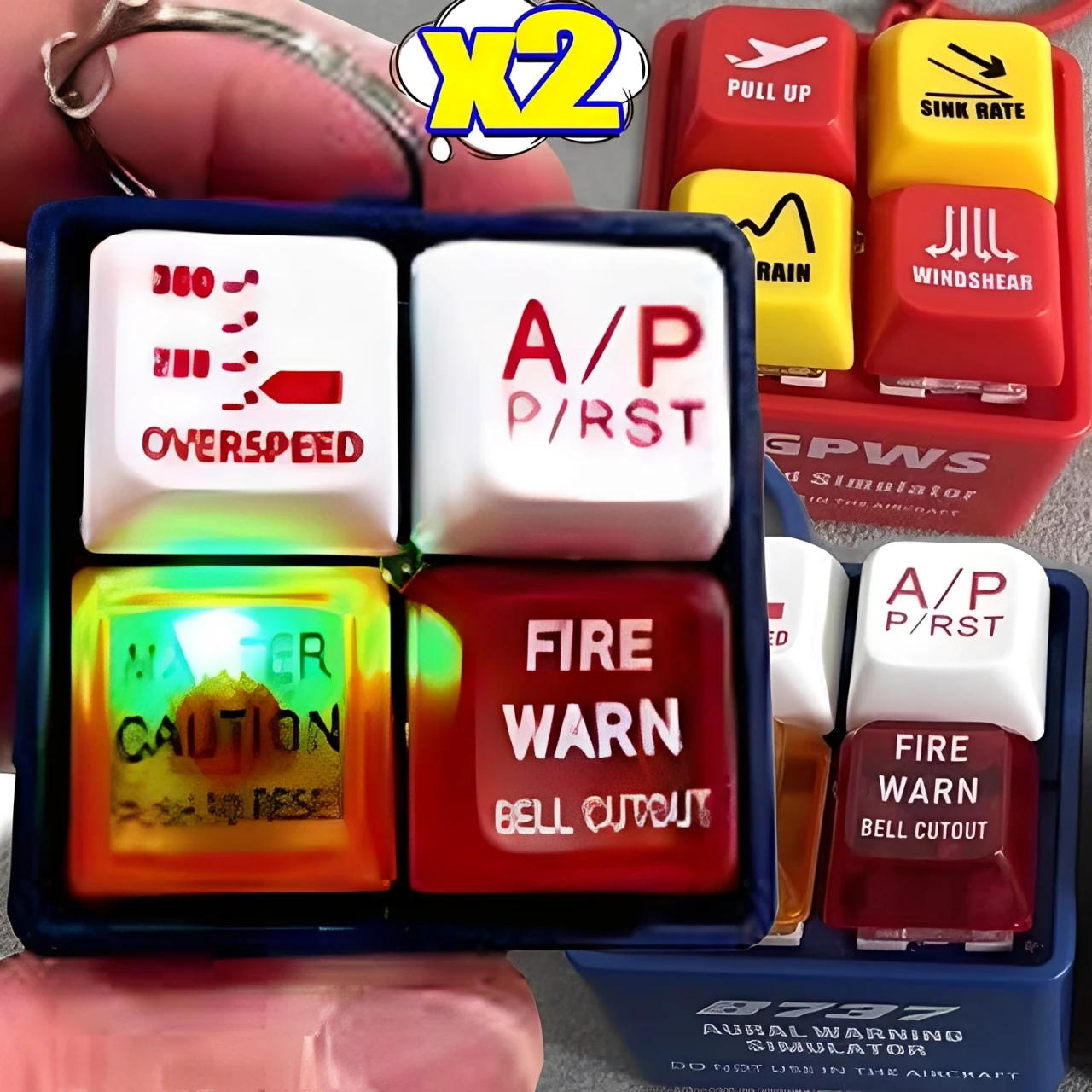 1/2PCS New Warning Simulator for Pilot's Refreshing and Stress ...
