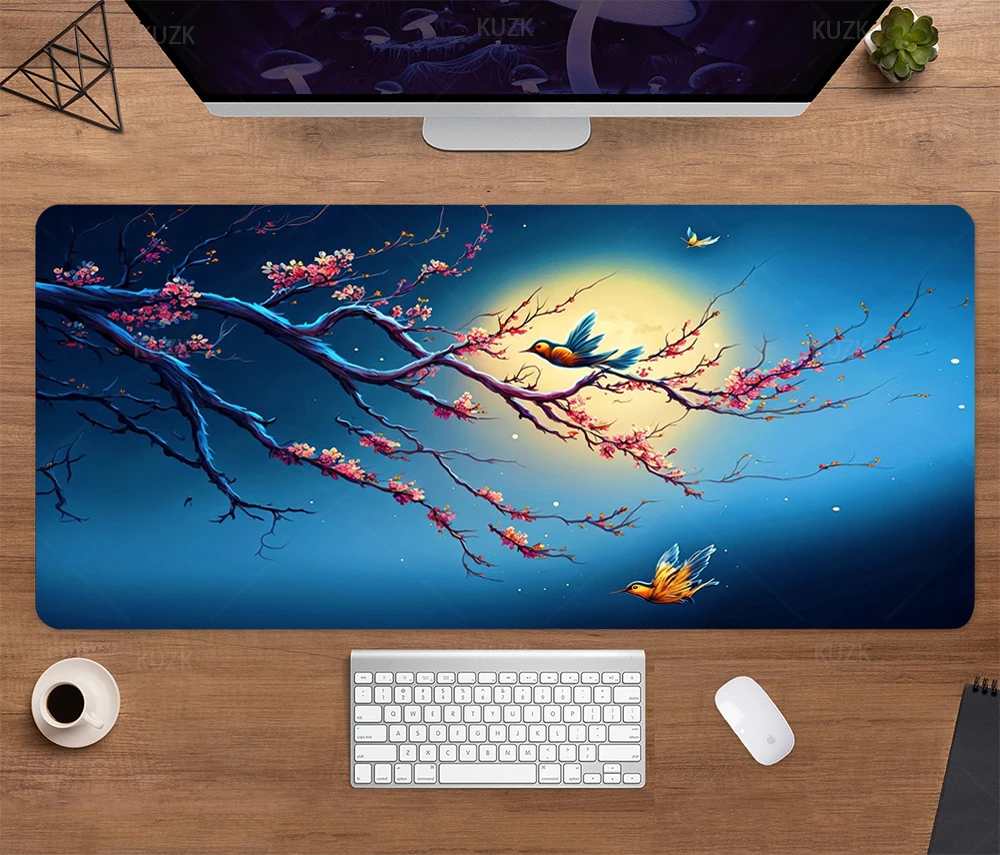 Cute-Large-Gaming-Keyboard-Mouse-Pad-XL-Green-Botany-Computer-Gamer ...