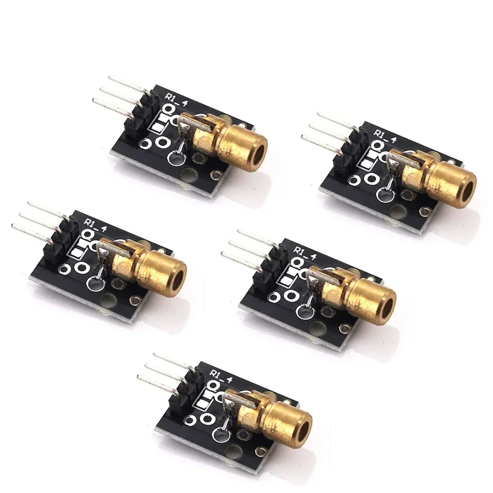 5-10pcs-lot-KY-008-650nm-Laser-sensor-Module-6mm-5V-5mW-Red-Laser-Dot ...