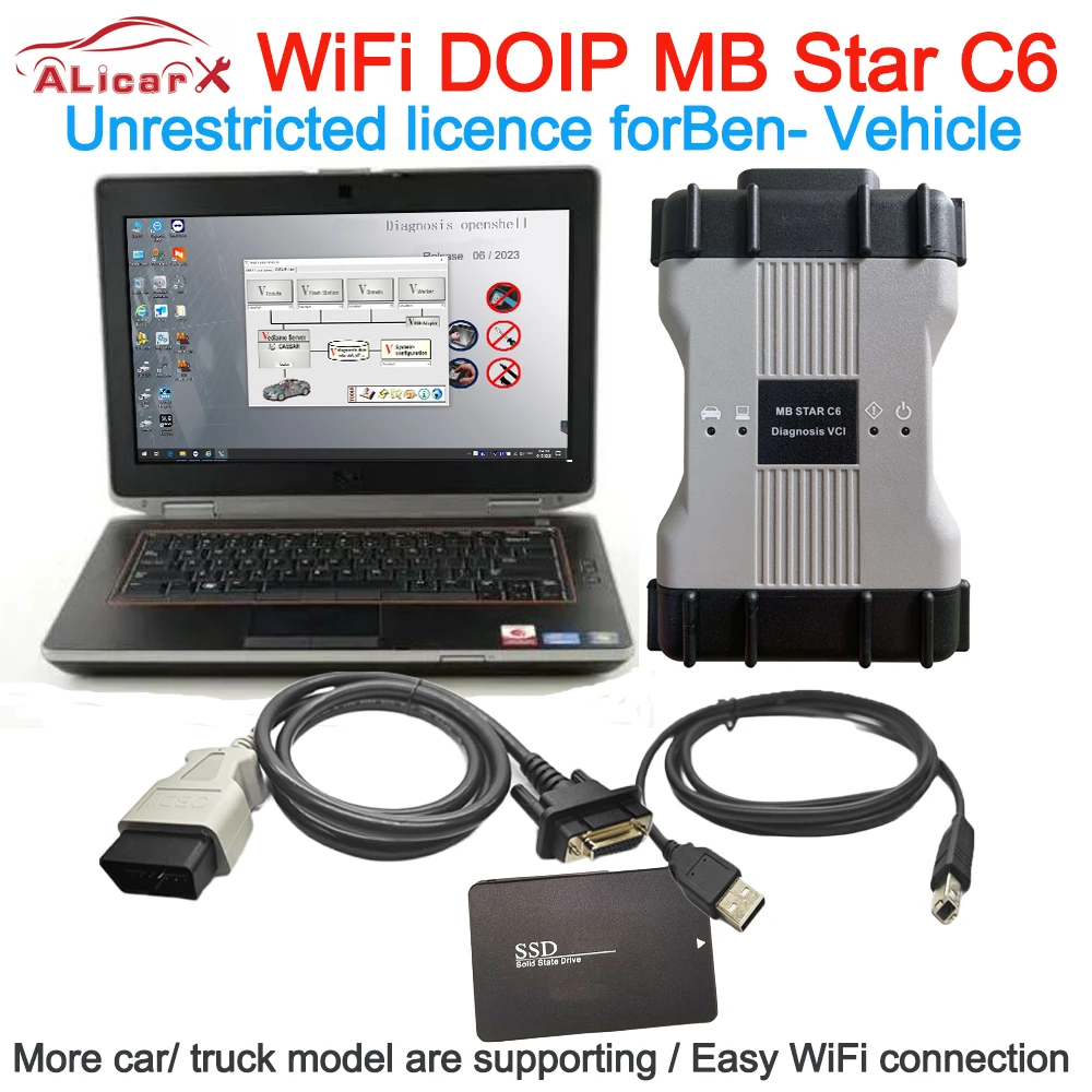 MB-STAR-C6-VCI-diagnostic-scanner-V06-2023-installed-E6420-laptop ...