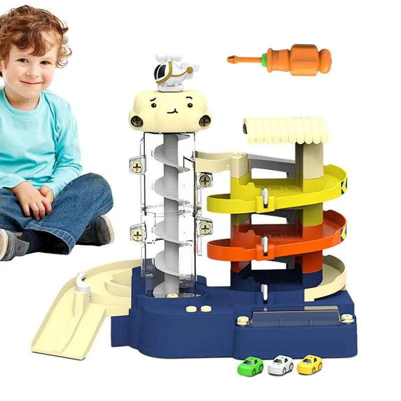 Pista-de-carreras-iluminada-con-m-sica-coche-de-juguete-el-ctrico-realista-suministros ...