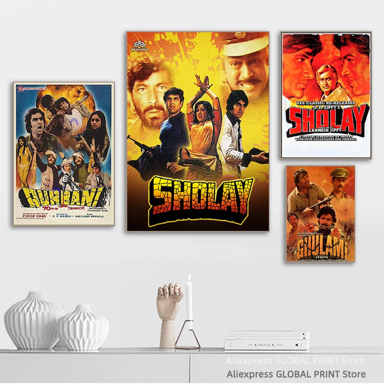 Affiche Du Film Sholay