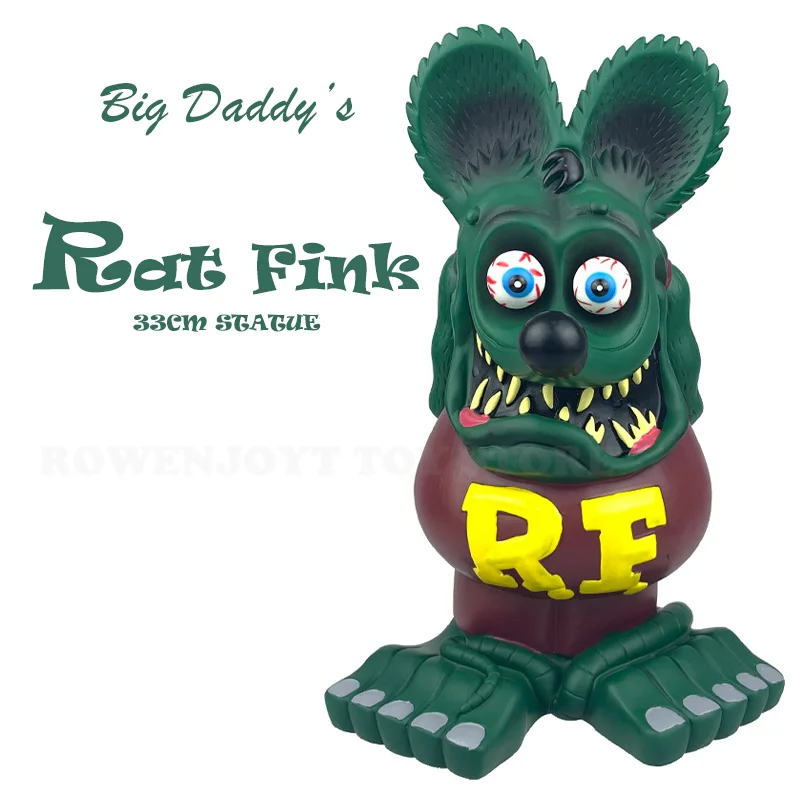 Rat-Fink-33cm-Classic-Green-Vinyl-Big-Model-Doll-Ornament-Premium ...