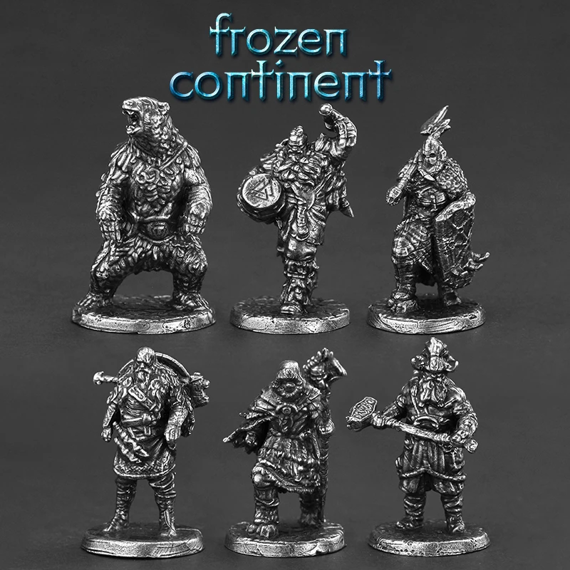 White-Brass-Frozen-Continential-Army-Soldiers-Men-Collection-War-Game ...
