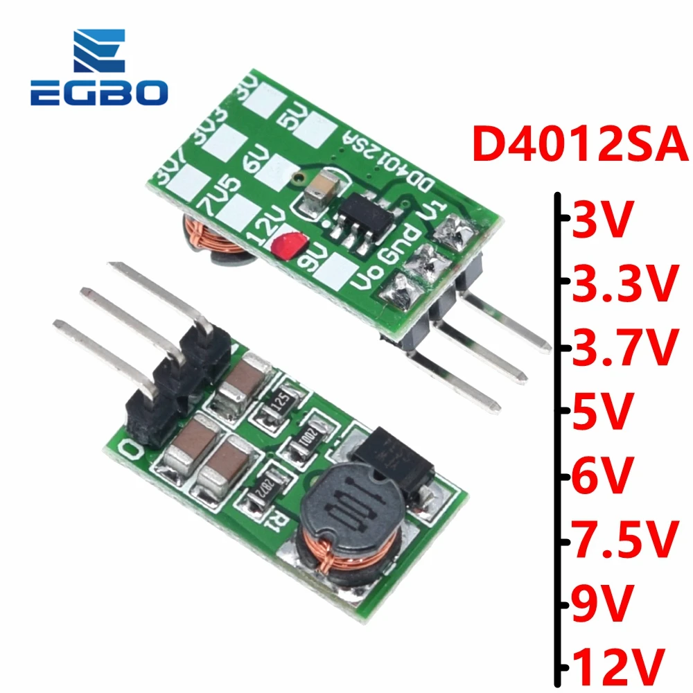 EGBO Placa de módulo convertidor Buck DD4012SA, 1A DC 5 40V a 3V, 3,3 V ...