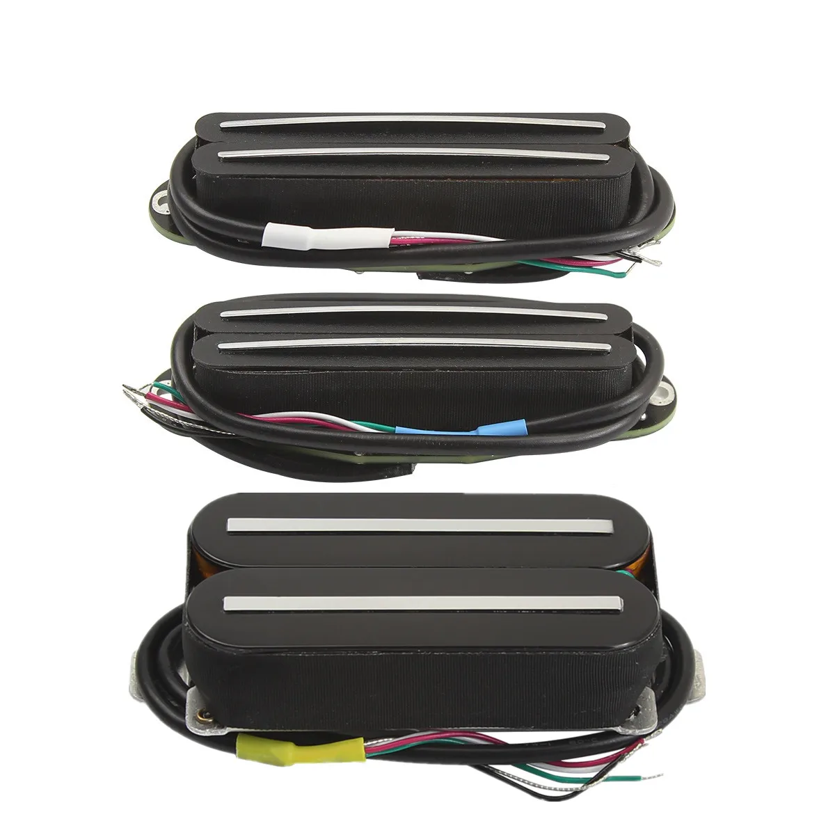 Fleor 3pcs Ceramic Ssh Guitar Pickup Set Hot Rails Humbucker Pickups ...