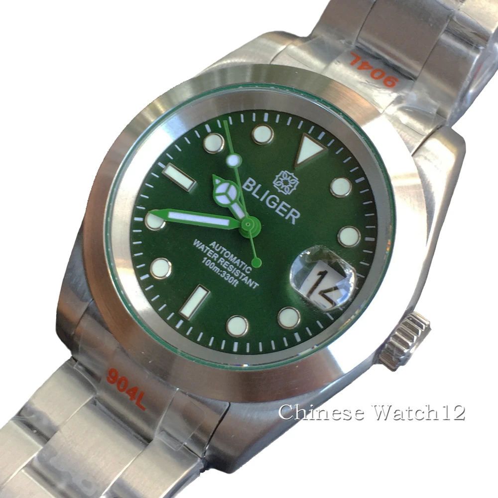 BLIGER-39mm-Watch-Men-s-watch-nh35-automatic-mechanical-movement-watch ...