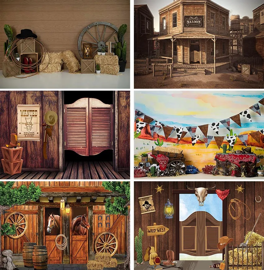 Wild West Saloon Wallpaper