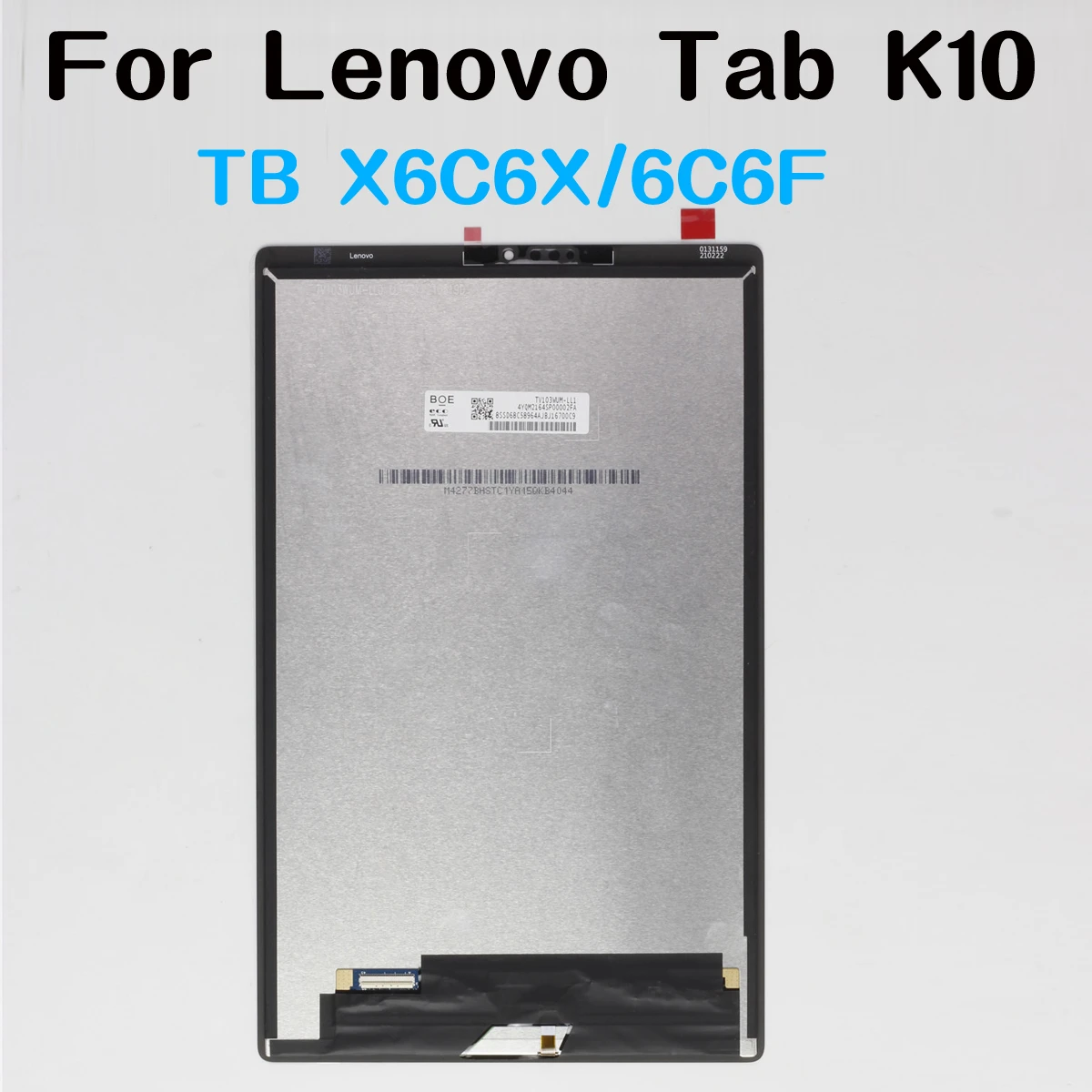 Original LCD Display Touch Digitizer Screen For Lenovo Tab K10 TB X6C6 TB X6C6F TB X6C6X ...