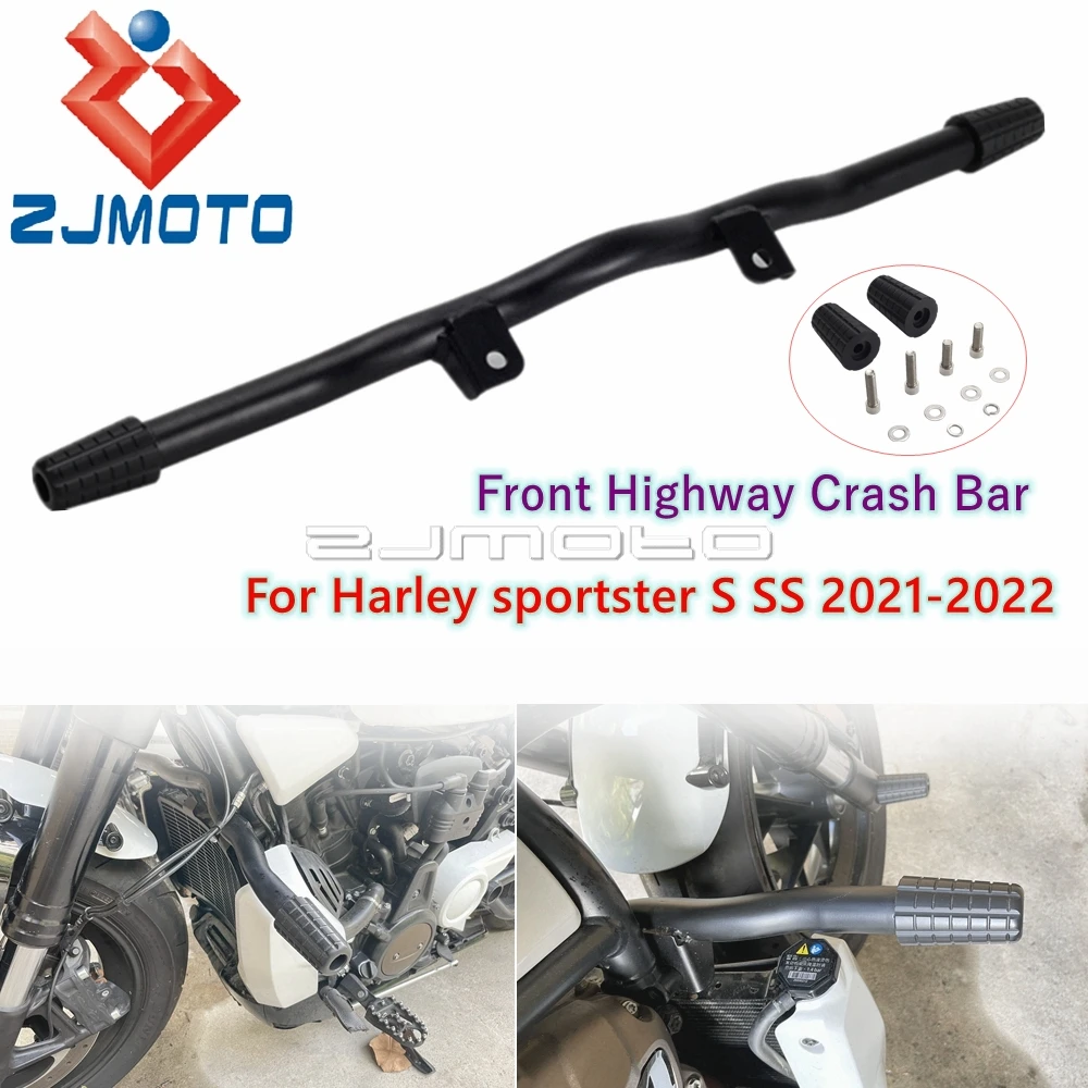 Motorcycle Front Highway Crash Bar Protection Bars For Harley Sportster ...