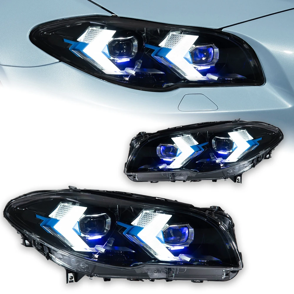 AKD Car Styling Head Lamp for BMW F10 Headlights 2010-2017 520i 525i ...