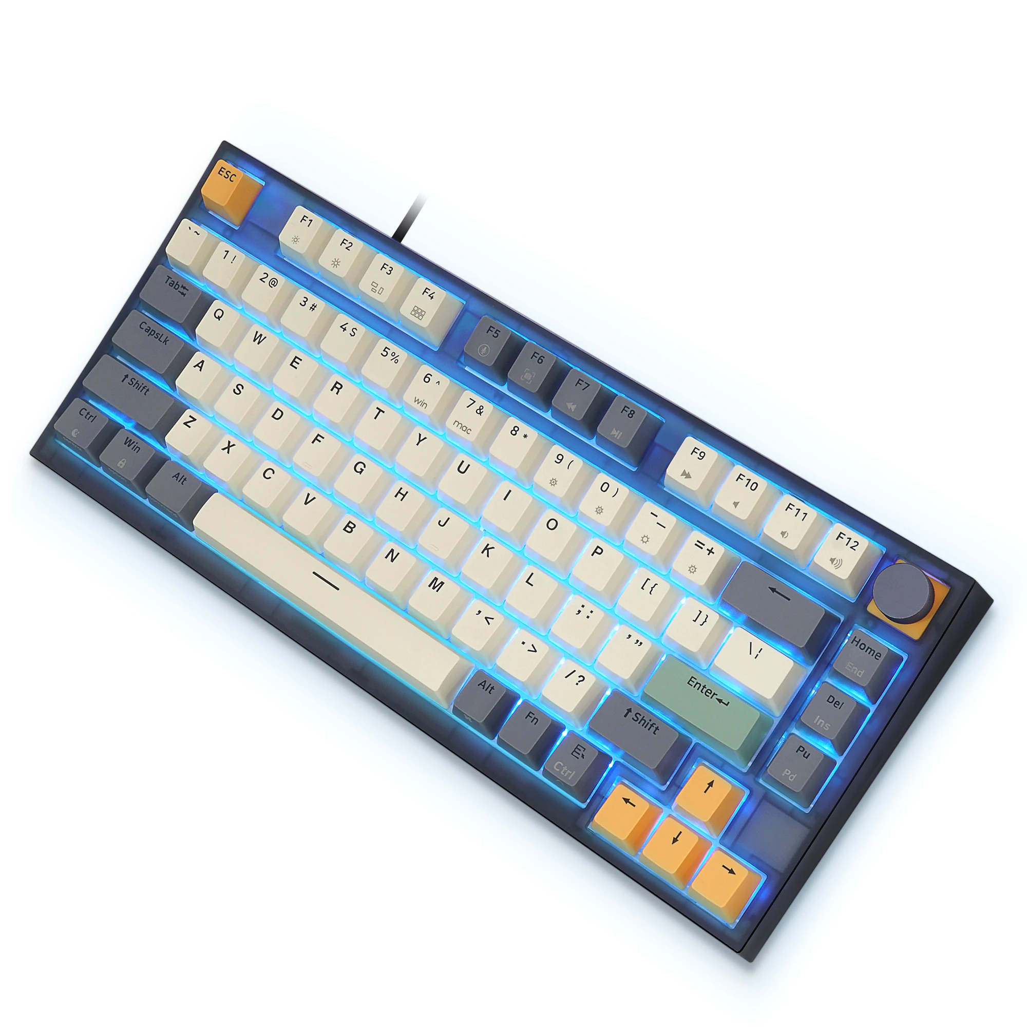 SKYLOONG-Knob-Keyboard-Wired-Mechanical-Keyboard-RGB-Hot-Swappable ...
