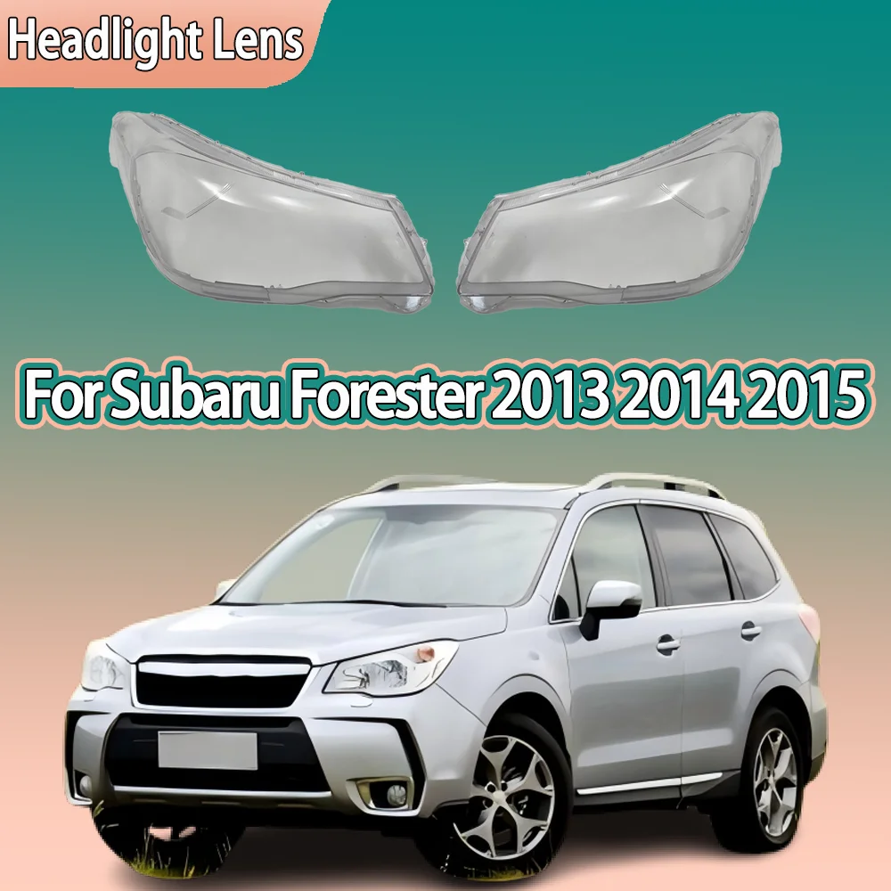 Car Front Headlight Cover For Subaru Forester 2013 2014 2015 ...