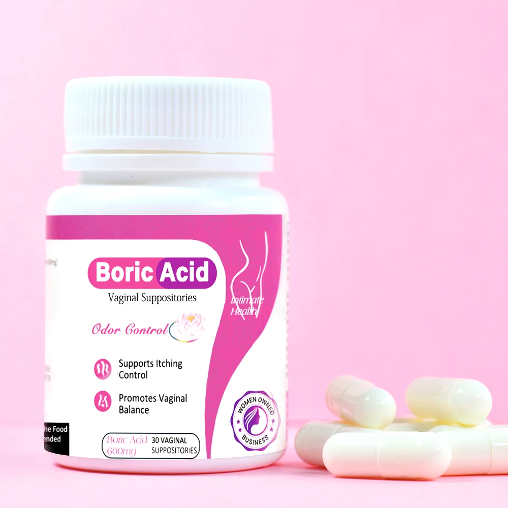 30Pcs Medical Grade Boric Acid Vaginal Suppositories Intimate Health ...