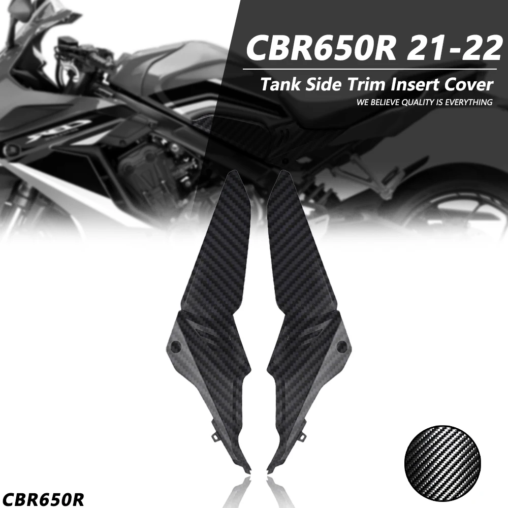 For-HONDA-CBR650R-2021-2022-2023-Carbon-Color-Fiber-Tank-Side-Trim ...