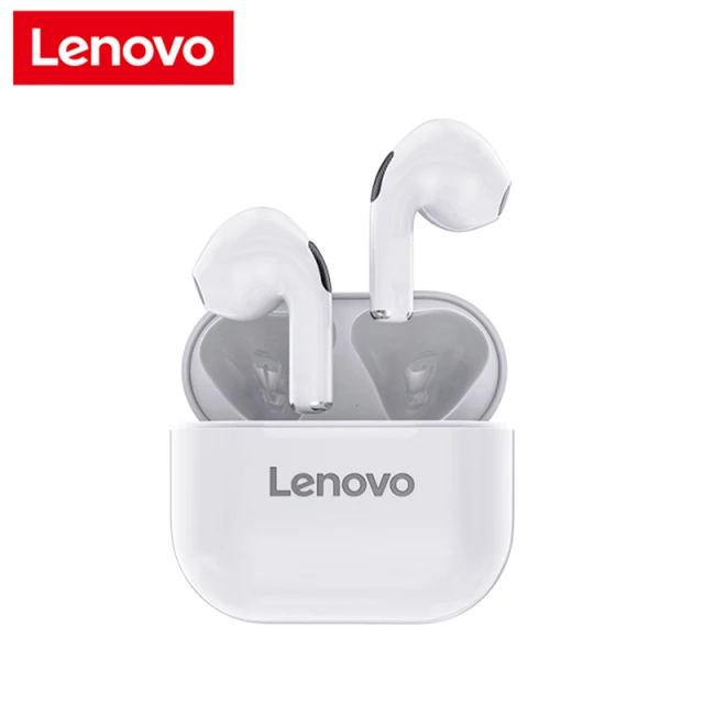 Lenovo-auriculares inalámbricos LP40 originales, cascos impermeables con Bluetooth, Control ...