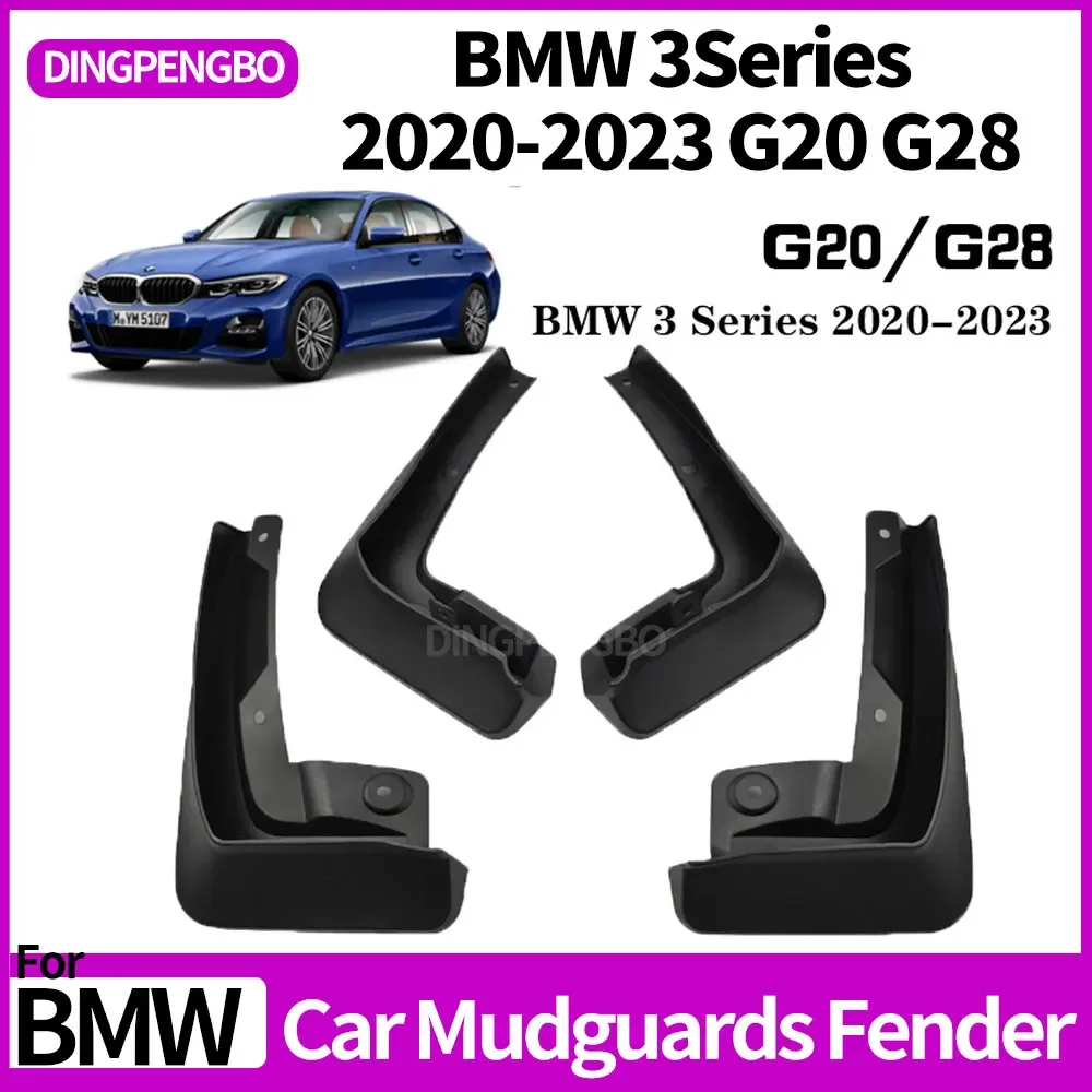 Mudflaps Mudguards Fit for BMW 3Series 2020-2023 G20 G28 Mudguards Tire ...