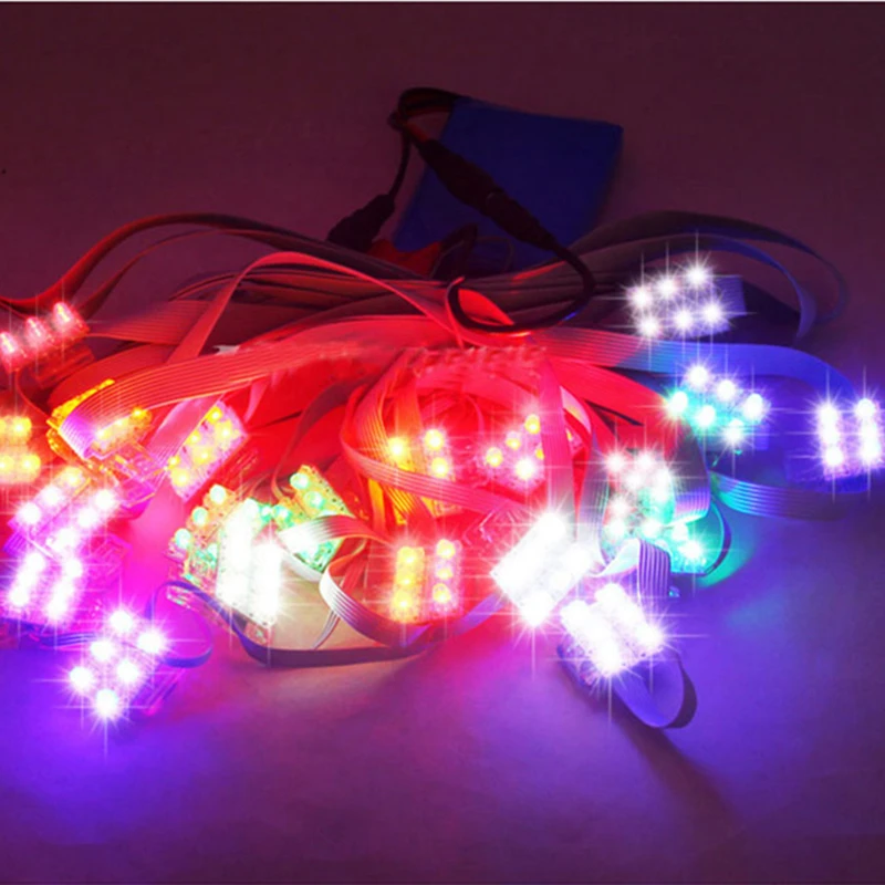 free-shipping-diy-led-kite-120pcs-Piranha-Lamp-kite-string-line-night ...