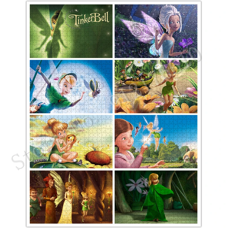 Disney Cartoon Jigsaw Puzzles for Adult Tinker Bell Anime Characters ...
