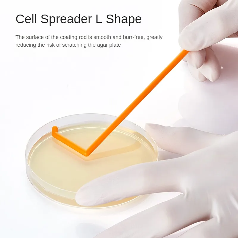 100pcs-pack-Cell-Spreader-L-Plastic-Spreader-Sterile-Spreader-L-Shape ...