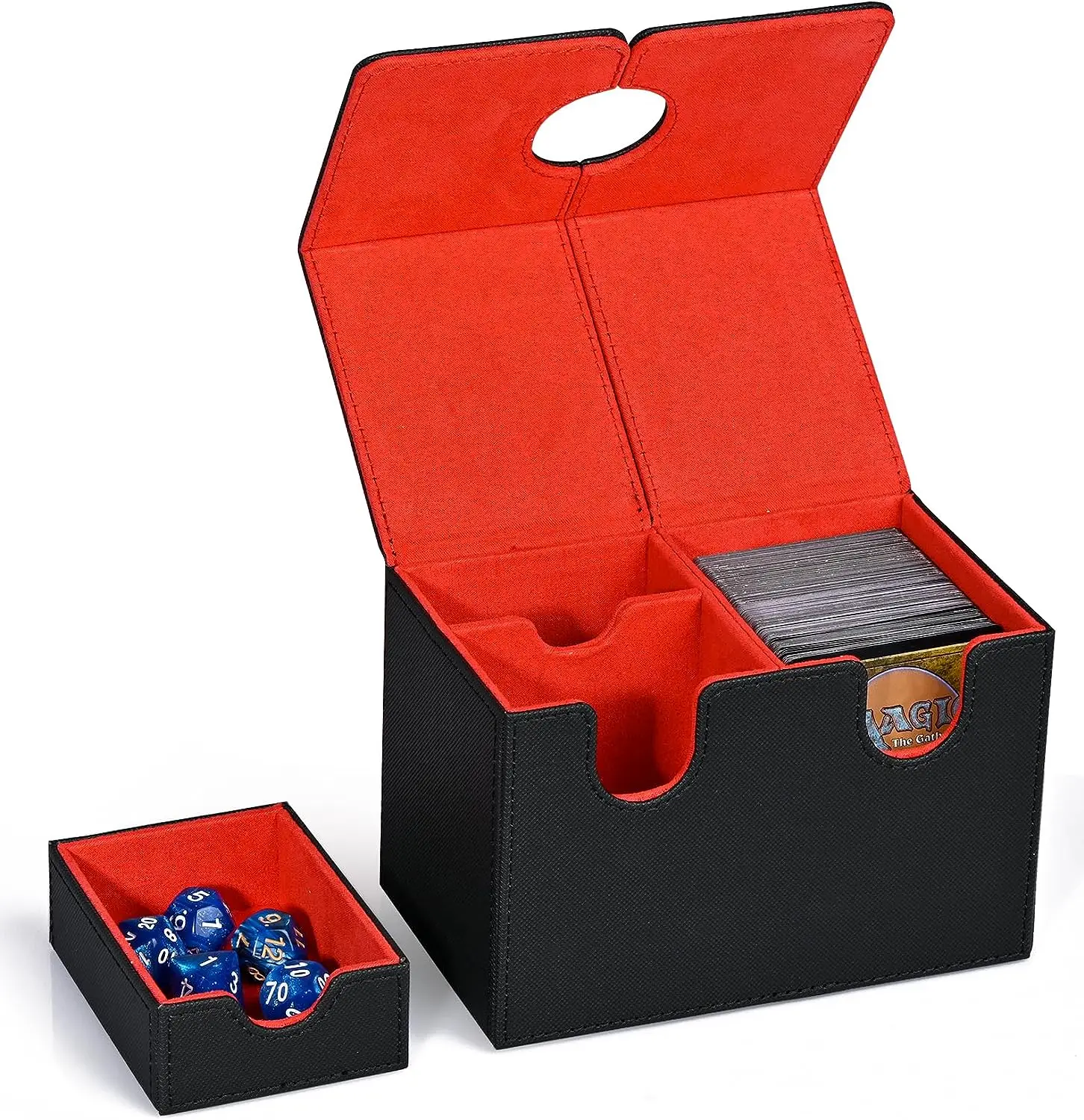 200-PU-Game-Card-Deck-Storage-Box-MTG-Board-Games-Commander-Card ...