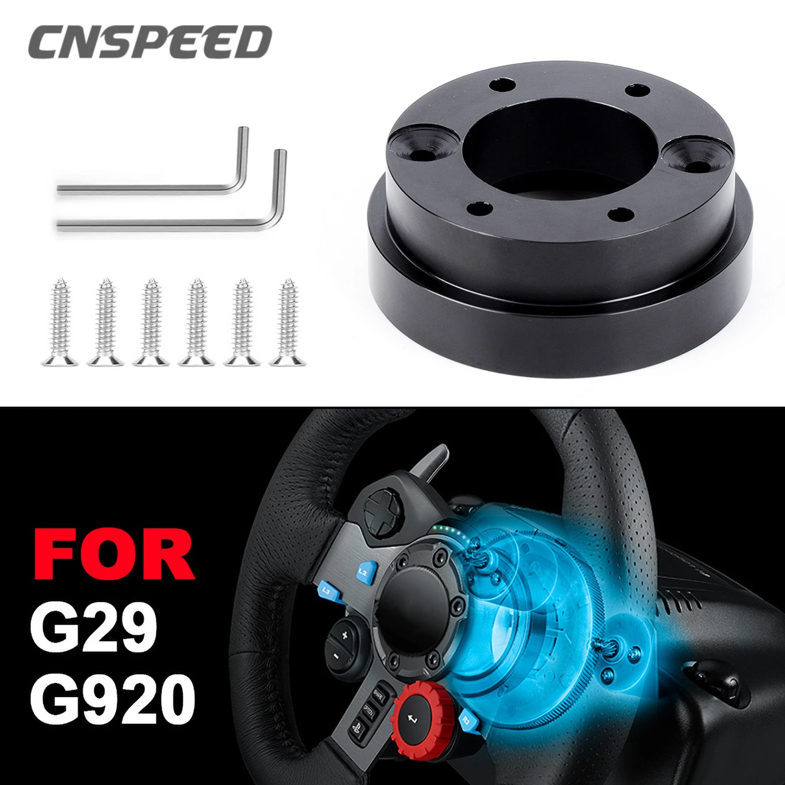 Cnspeed 70mm Steering Wheel Adapter Plate 13 Inch Pcd Racing Steering ...