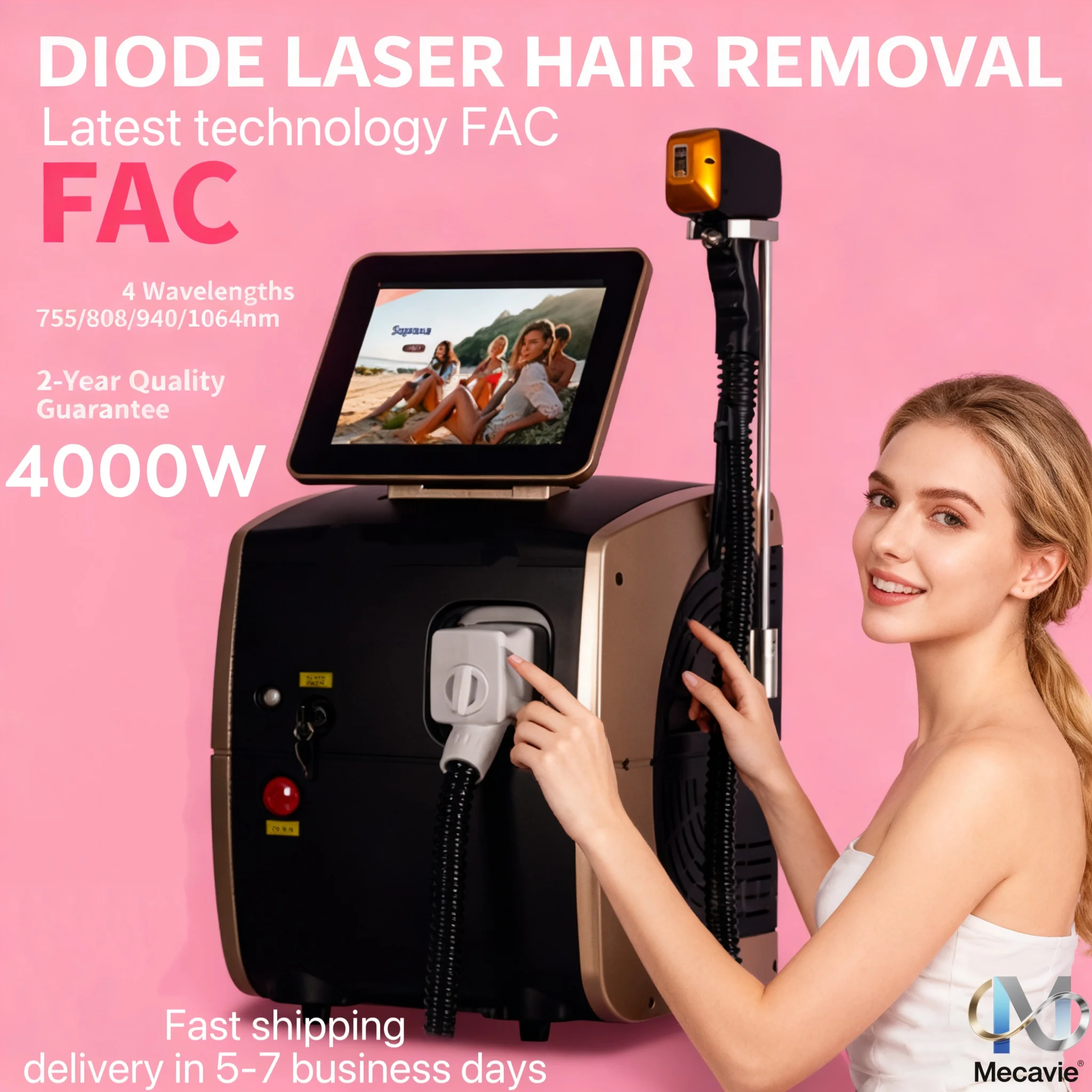 Professional Soprano Diode Laser Hair Remover 4000W Ice Titanium 4 ...