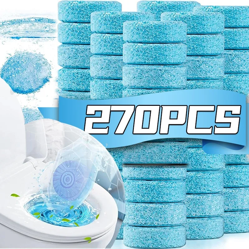 Toilet Bowl Cleaner Tablets Powerful Stain Remover Automatic Toilet ...