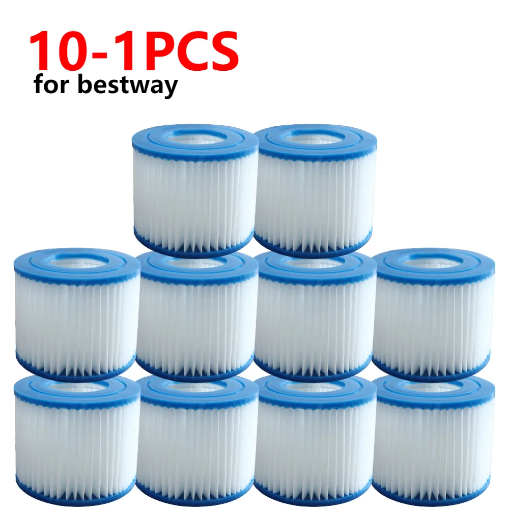 1-10pcs Replacement Swimming Pool Filter Fit for Flowclear Size VI ...