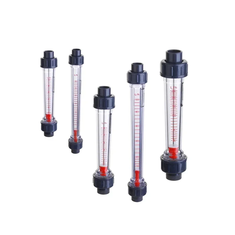 Plastic Liquid Flowmeter Water Flow Meter Piping Type 20mm Socket ...
