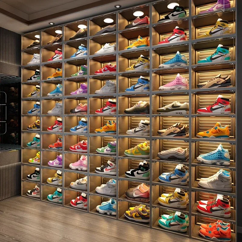 Living-Room-Shoe-Rack-Display-Mobile-Cabinet-Stand-Show-Rack-Space ...