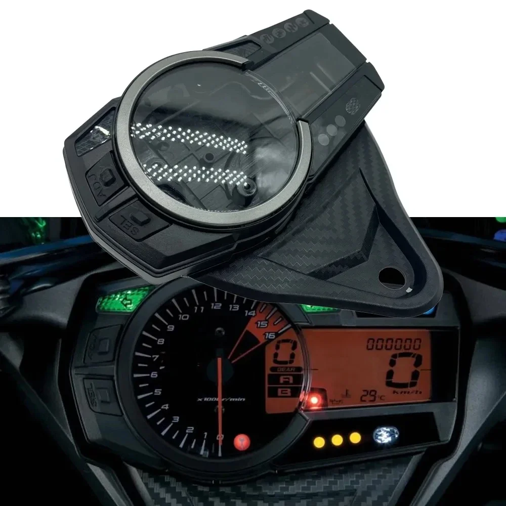 Motorcycle SpeedoMeter Gauge Tach Clock Cluster Cover case for Suzuki ...