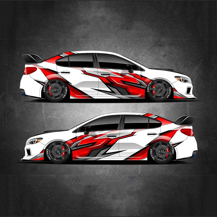 Car-flame-stickers-design-custom-printing-auto-racing-car-door-vinyl ...