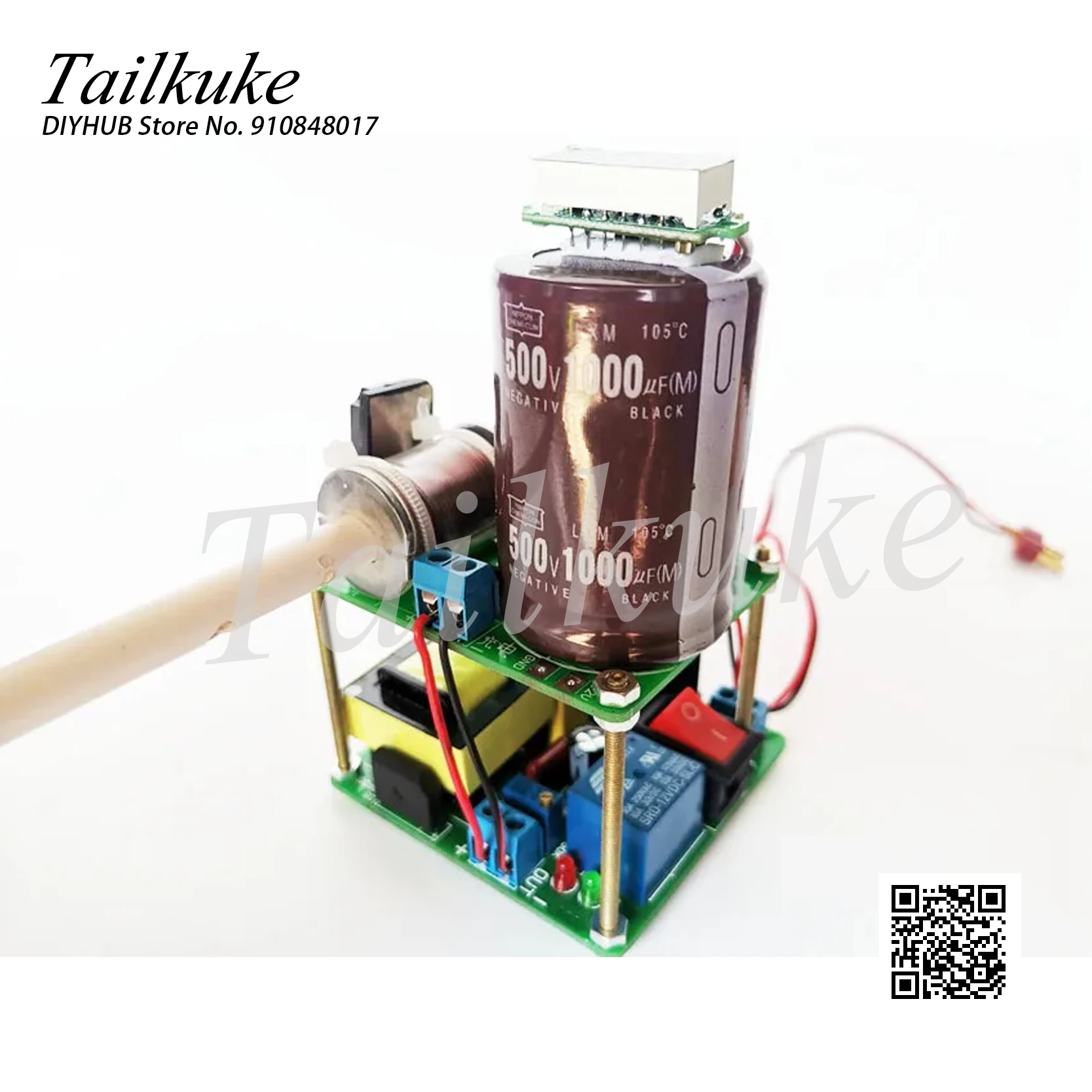 Electromagnetic-Gun-Booster-Module-Electromagnetic-Gun-Diy-Kit-Finished ...
