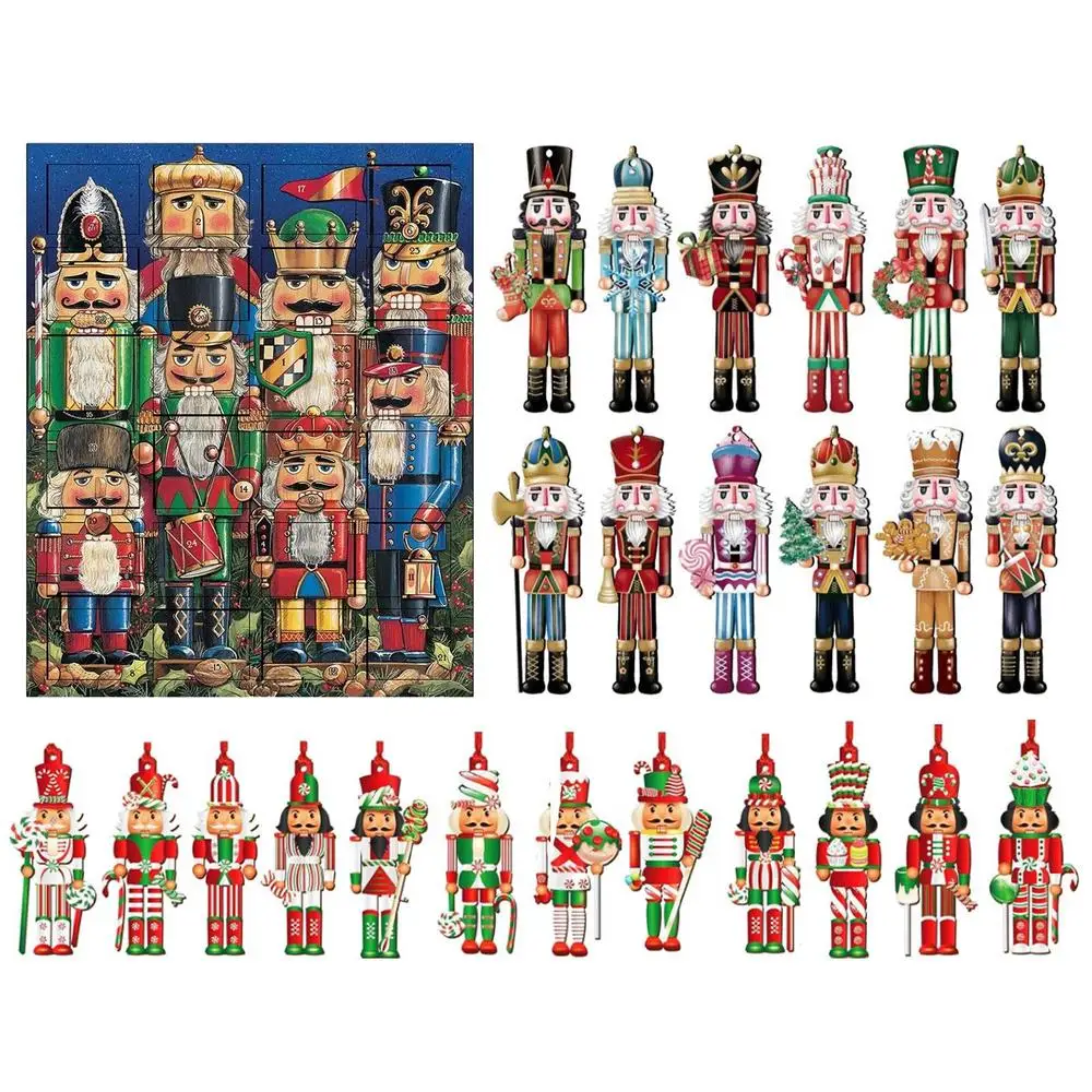 Calendario de Adviento Cascanueces Calendario de Adviento Figuras de ...