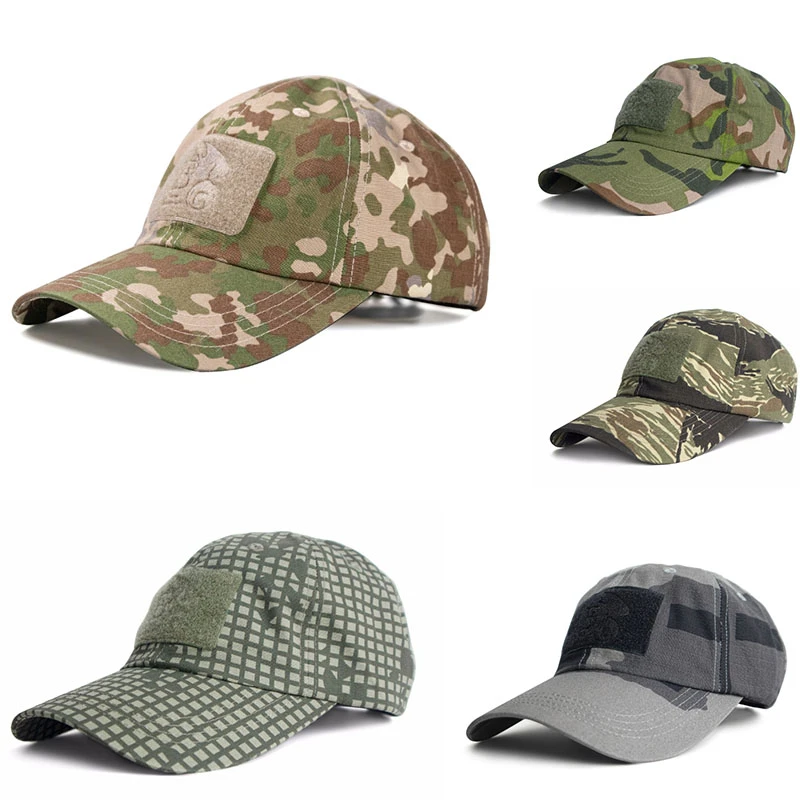 Outdoor Tactical Baseball Cap T-block / Desert Night Camouflage / De ...