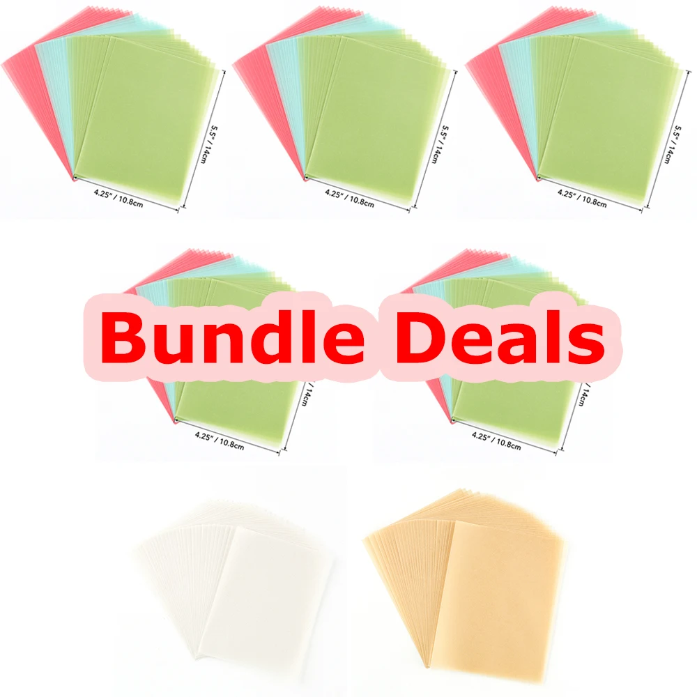 Bundle-Deal-4-25x5-5-Colored-Frosted-Smooth-Vellum-Paper-Sheets-for-DIY ...