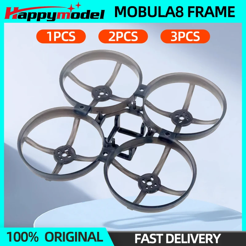 1/2/3PCS Happymodel Mobula8 85mm FPV Drone Frame KIT Mobula 8 For Micro ...